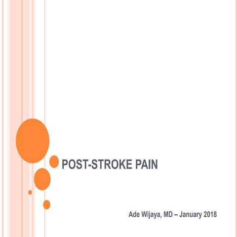 Post-stroke Pain | PPTX