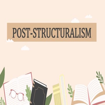 Post-Structuralism Literary Theory..pptx