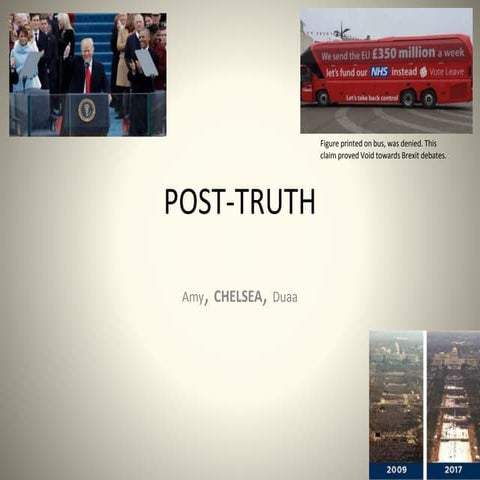 Post truth presentation 2 | PPT