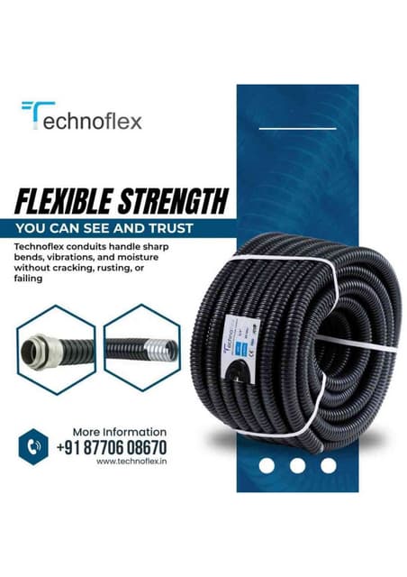 🔩 GI Flexible Conduit Pipe ⚡ Durable Galvanized Iron Conduit for Safe ...