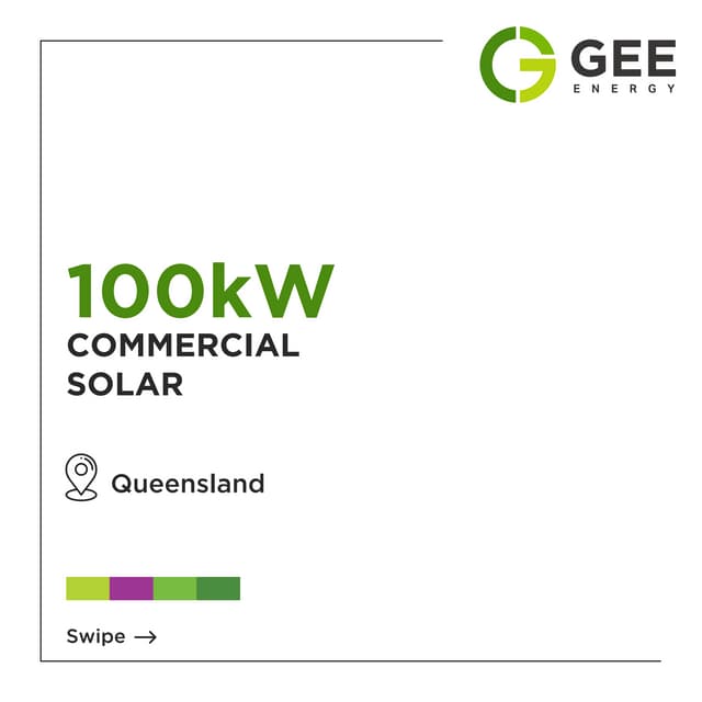 100kW Commercial Solar Installation - GEE Energy | PDF