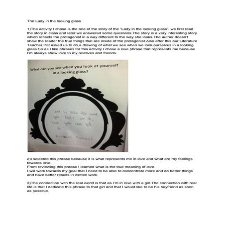 The lady in the looking glass | PDF