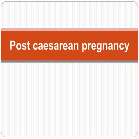 Classification of caesarean section | PPT