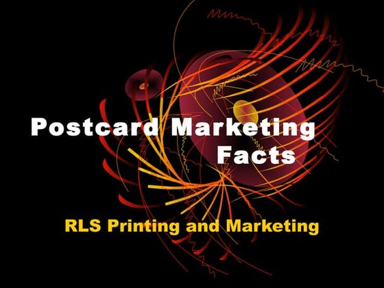 Postcard advertising | PPT