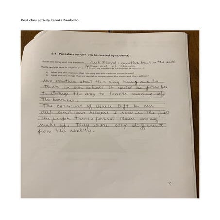 Post class activity renata zambello | PDF