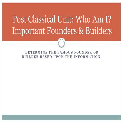 Post classical unit who am i | PPT