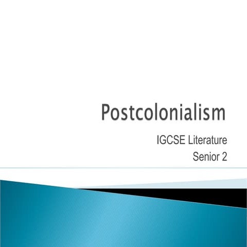 Postcolonialism | PPT