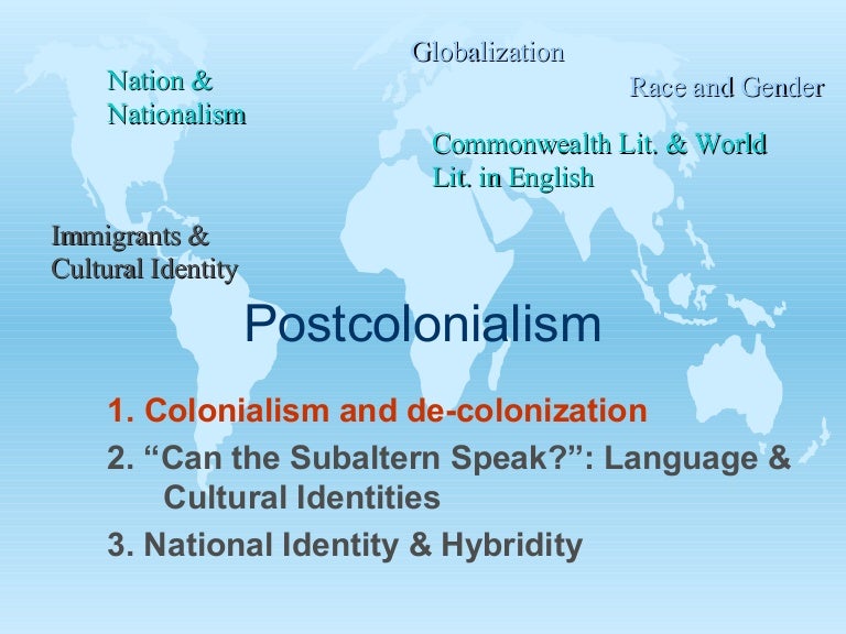 Postcolonialism 1