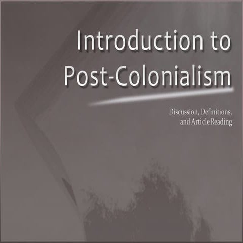 Postcolonialism | PPT