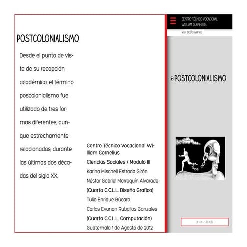 Postcolonialismo | PDF