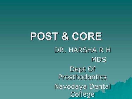 Dental materials list | PDF