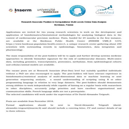 Post doc position | PDF