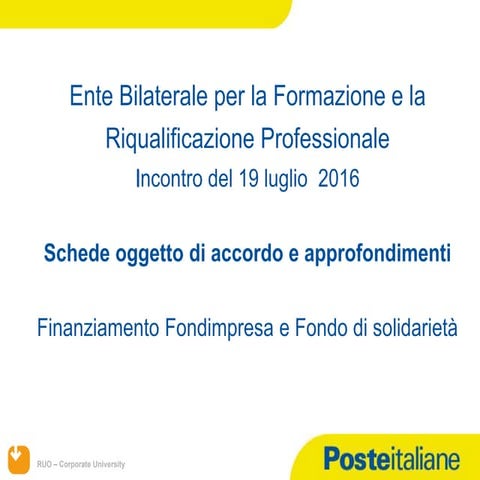 Posteinteractive per spid | PPT