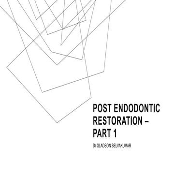 Post endodontic restoration.pptx