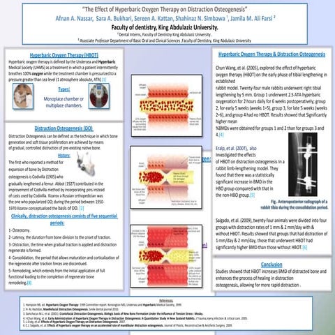 Poster about Hyperbaric Oxygen | PPTX