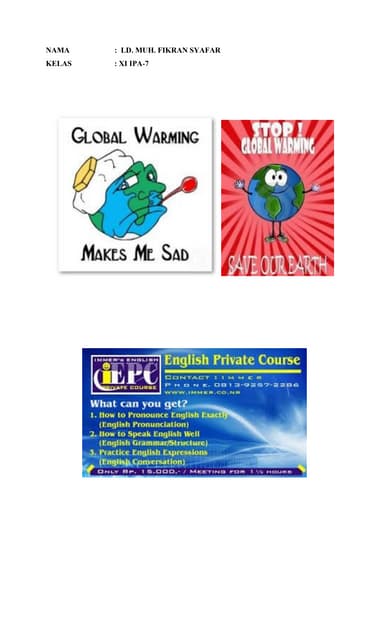 Iklan dan poster dalam bahasa inggris | DOC