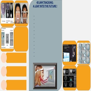 4D Jaw tracking : A leap into the future Poster | PPT