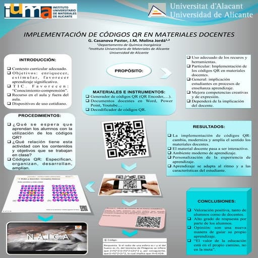 Póster codigo qr | PDF