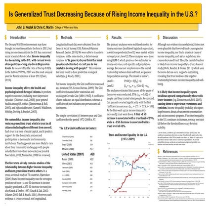 Poster: Is generalized trust decreasing because of rising income ...