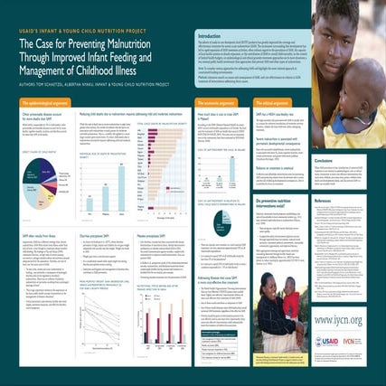 Poster Making The Case For Preventing Malnutrition Through Improved ...