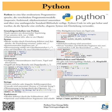 Python Bootcamp - Grundlagen | PPTX