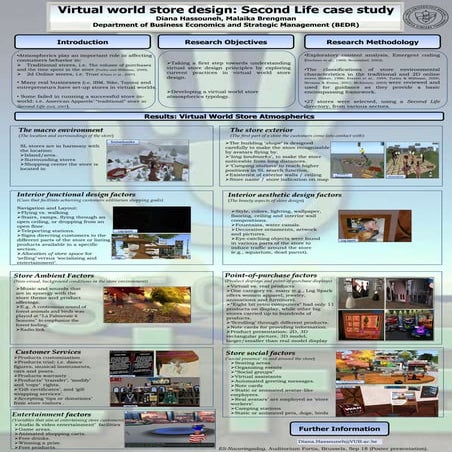 Virtual Worlds Store Atmospherics, how different are Second Life stores ...