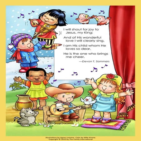 Posters: "Shout for Joy" and "Father We Thank Thee" | PDF