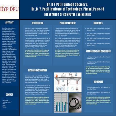 poster 1 for ppt making blue color a3 size | PPTX