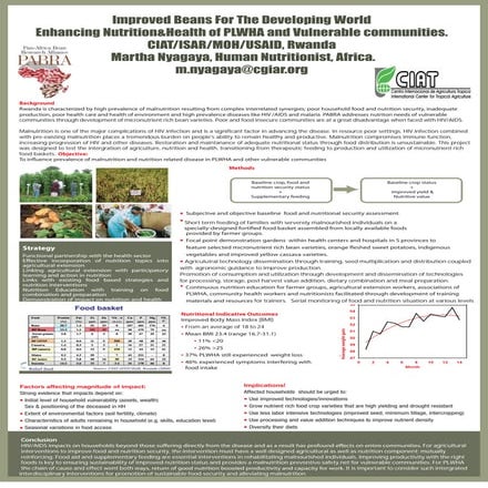 Poster102: Improved beans for the developing world enhancing nutrition ...