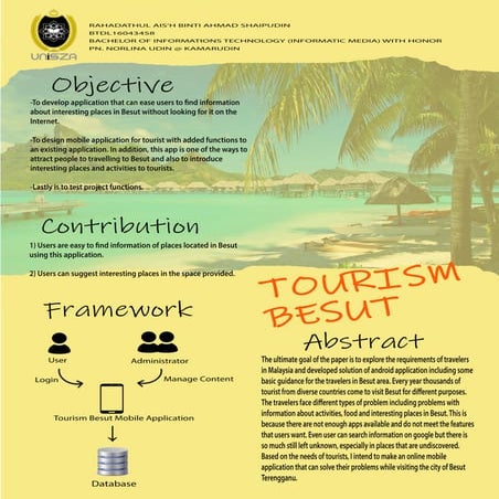 Poster tourism besut | PDF