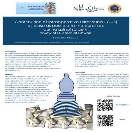Contribution of intra operative ultrasound (IOUS) during spinal surgery ...