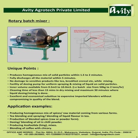 rotary batch mixer | PDF