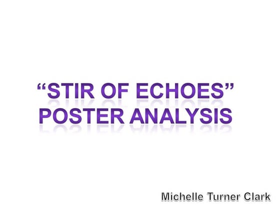 Sinister poster analysis | PDF