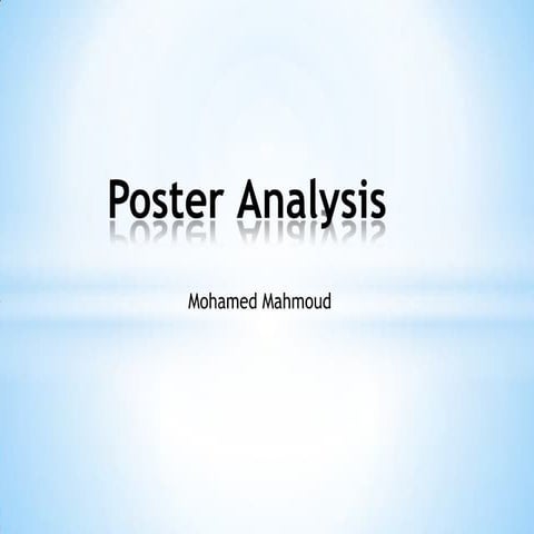 Poster analysis | PPTX