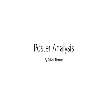 Poster analysis | PPTX