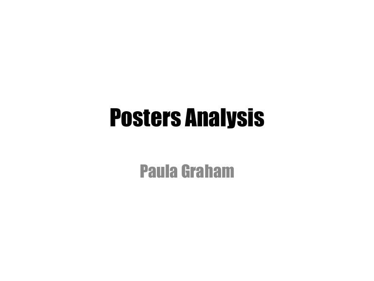 Poster analysis