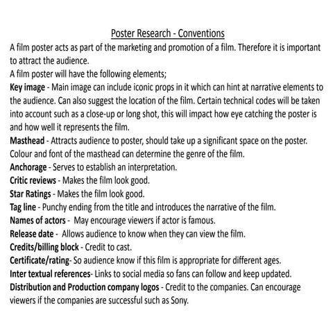 Poster analysis | PPT