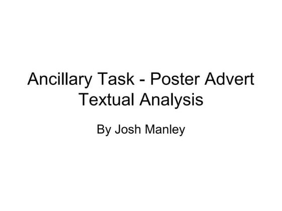 AM advert analysis | PPT