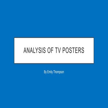 Poster analysis | PPT