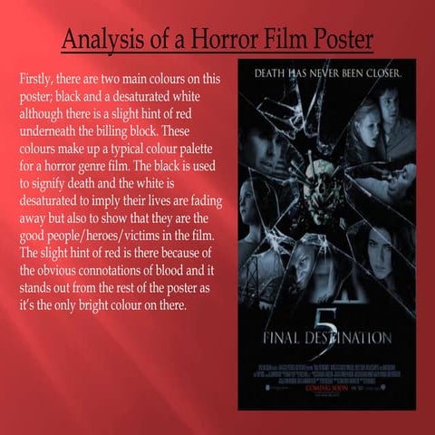 Horror film poster analysis | DOCX