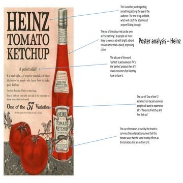 Analysis of: poster, video and merchandising advertisement. | PPT