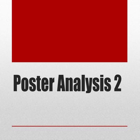 Poster analysis 2 | PPT