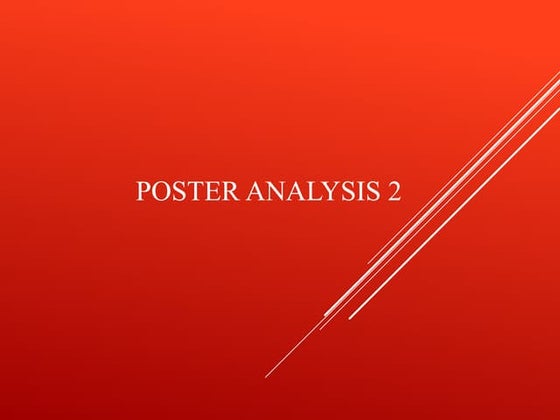 Movie poster analysis | PPT | Movies | Entertainment