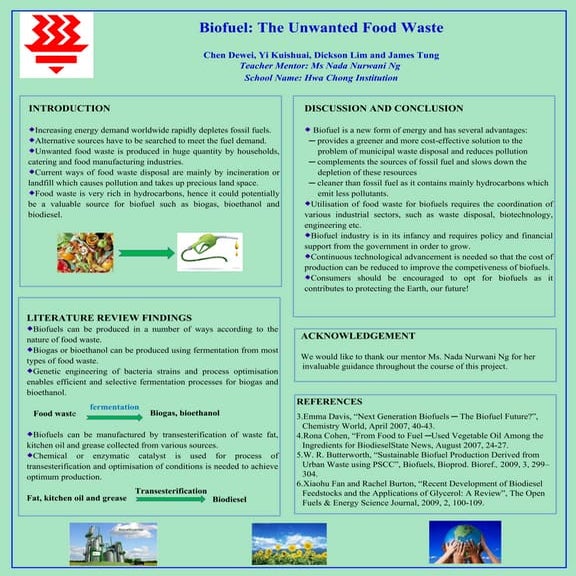 Poster (Biofuels) | PPT