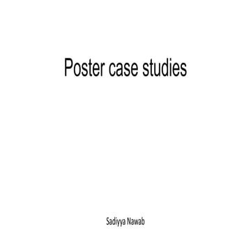 Poster case studies | PPTX