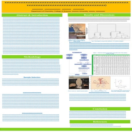 Poster conference - Template | PPTX