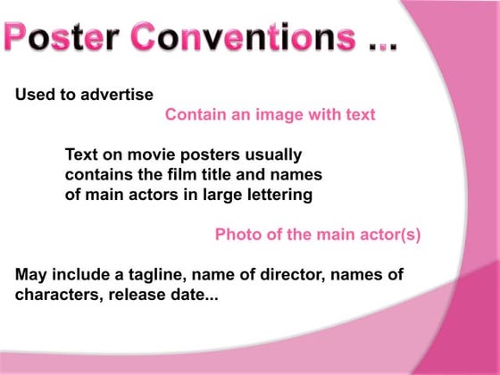Poster and teaser poster analysis | PPT