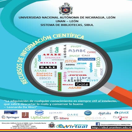 Catálogo de Bases de Datos disponibles en el SIBUL | PDF