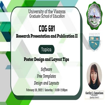 Research and Publication Poster Design and Layout | PDF