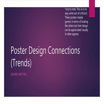 Poster design connections | PPTX